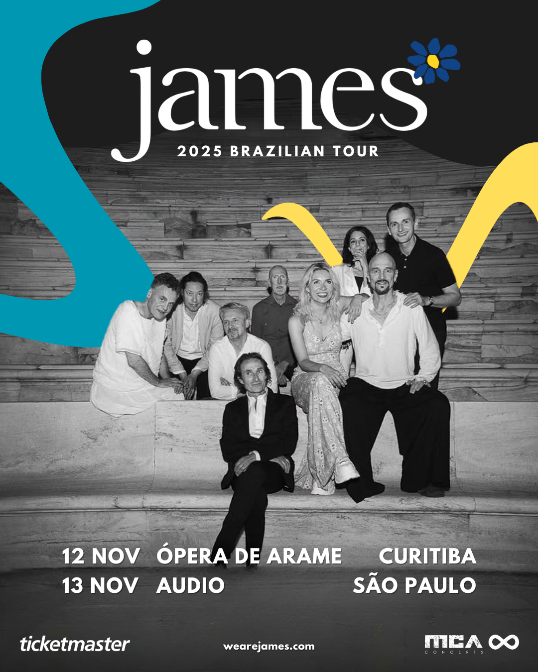 Banda James anuncia shows no Brasil em turnê que celebra 40 anos de ...
