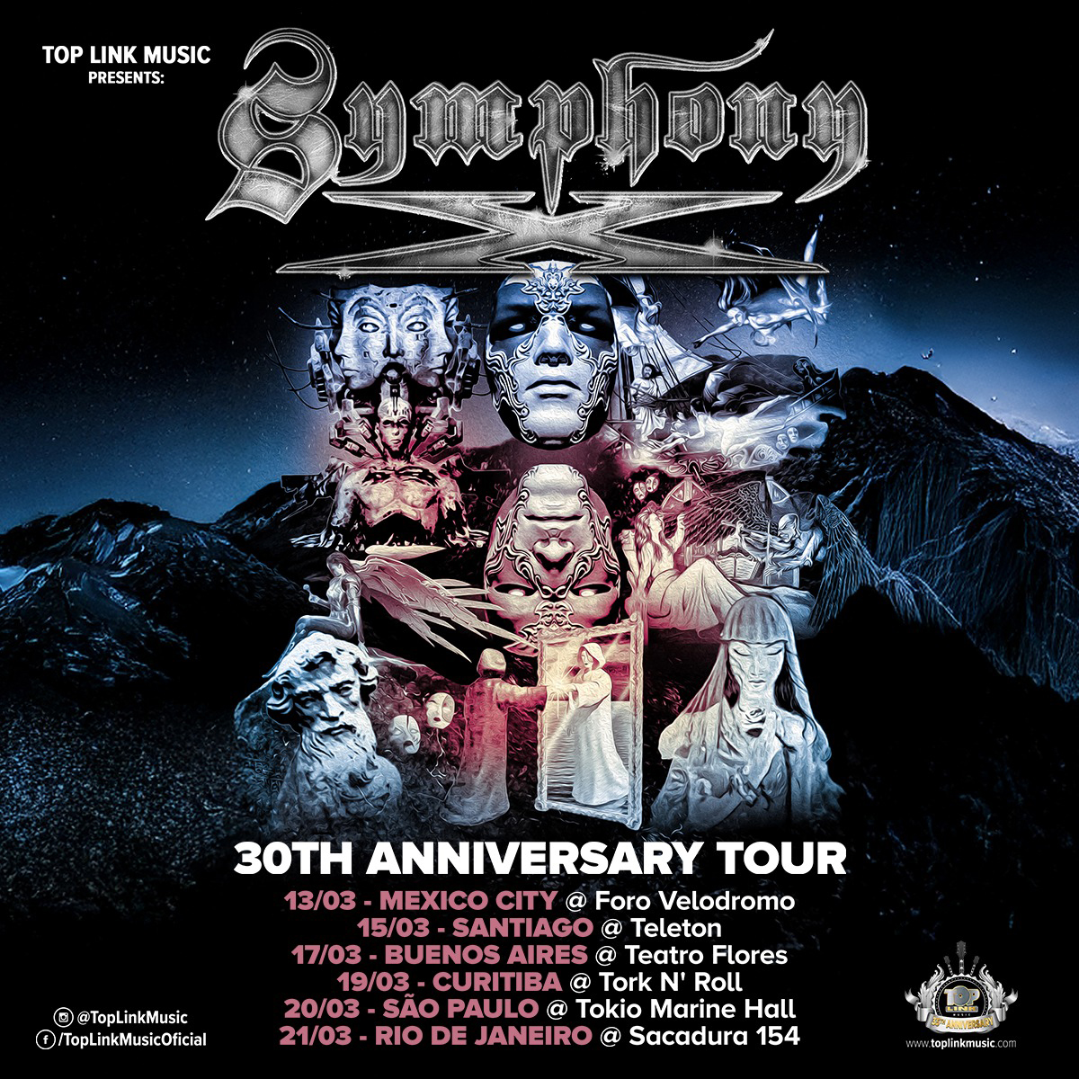 Symphony X celebra 30 anos em turnê pela América Latina e Brasil em ...