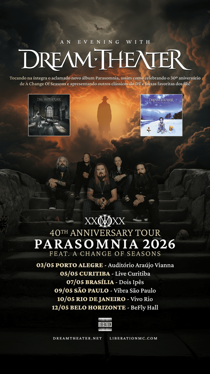 Dream Theater tocará Parasomnia e A Change of Seasons na íntegra em ...