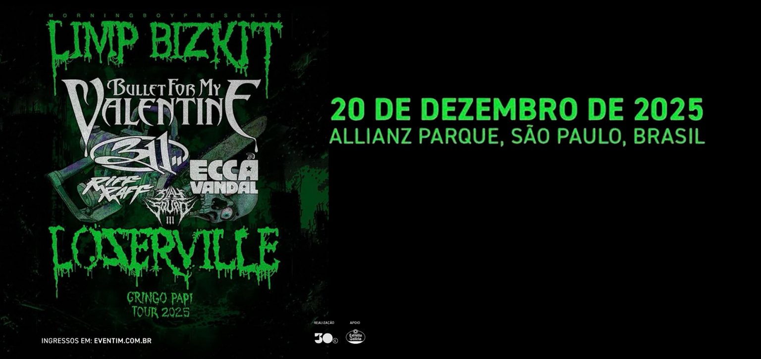 Limp Bizkit apresenta show da LOSERVILLE TOUR neste fim de semana no ...